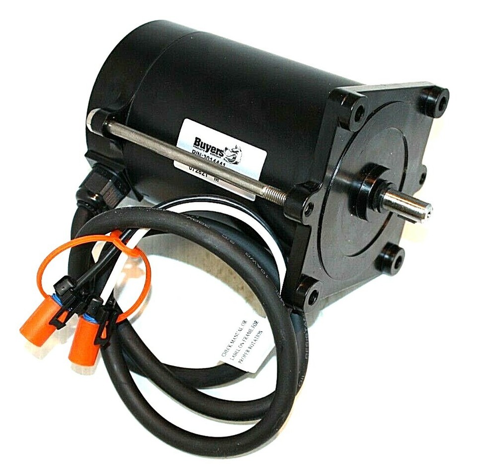 Salt Dogg / Buyers 3014441 .5HP Spinner Motor,12 VDC for TGS Spreaders ...