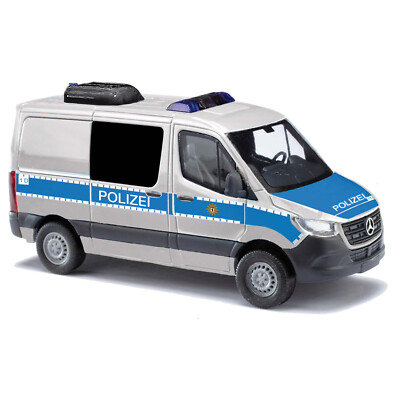 Busch 53463, Mercedes MB Sprinter kurz, metallic, Polizei Berlin, neu ...