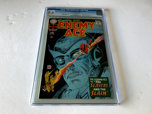 STAR SPANGLED WAR STORIES 138 CGC 7.5 KUBERT COLLECTION ENEMY ACE DC ...