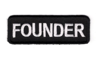 BRAND NEW FOUNDER CHOPPER MOTORCYCLE BIKER CLUB IRON ON PATCH | eBay