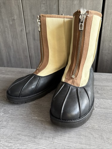 UGG Phillip Lim Classic Short Duck Boot Snow Black Leather | eBay UK