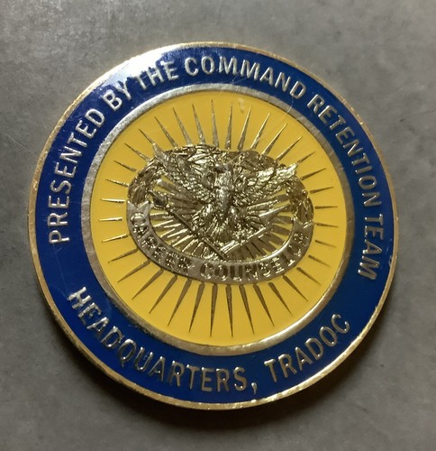 UNITED STATES ARMY TRAINING AND DOCTRINE COMMAND CRT CHALLENGE COIN | eBay
