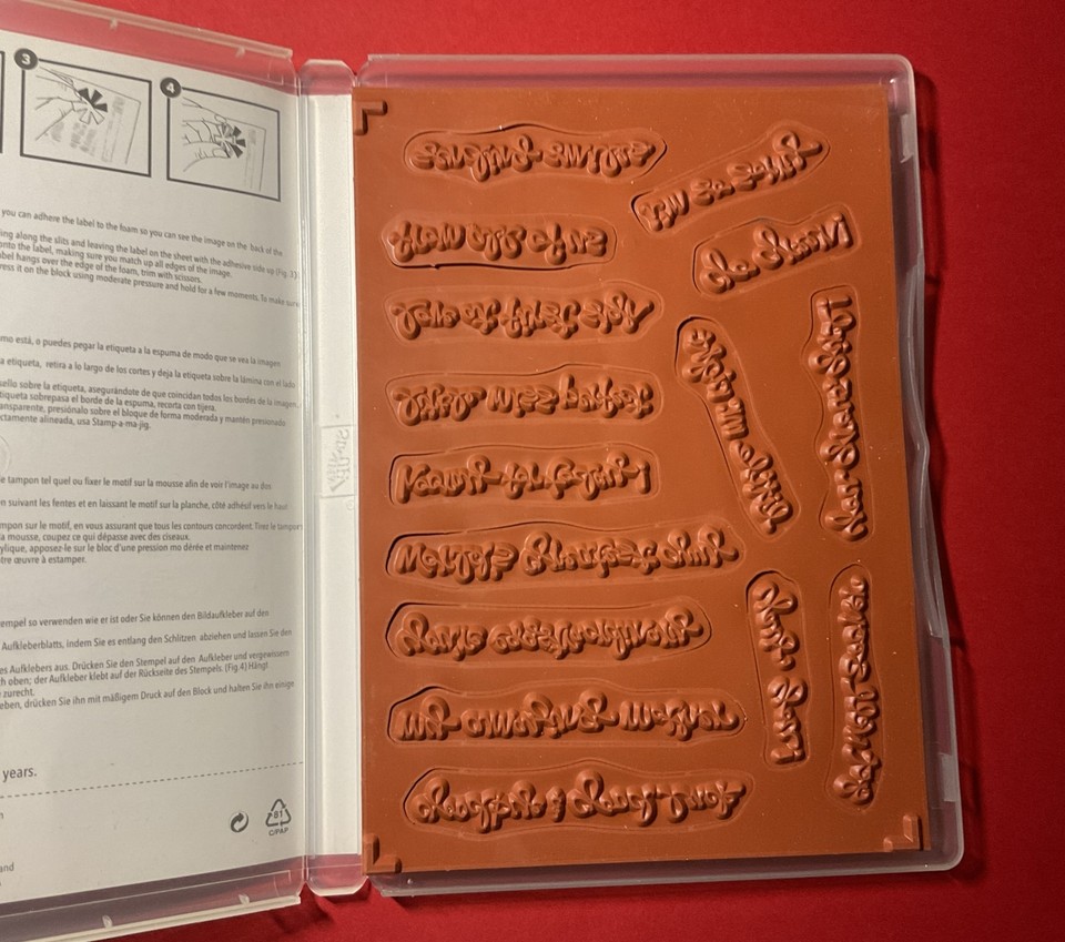 Stampin Up Greatest Greetings unmounted stamp set | eBay