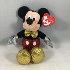 New 2020 TY Beanie Baby Disney 6" MICKEY MOUSE Super Sparkle Red Toy ...