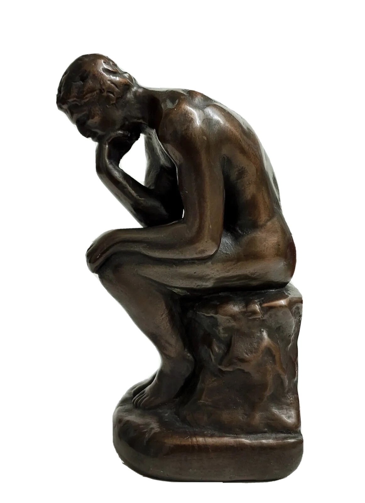 Antique/ Vintage 1920s Art Deco ARMOR BRONZE Sculpture 'THE THINKER' | eBay