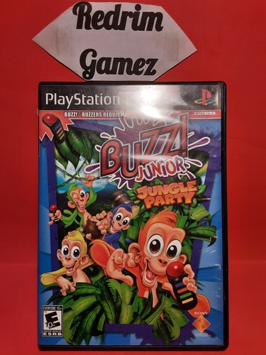 Buzz Junior Jungle Party COMPLETE Black Label Sony PS2 Video Games ...