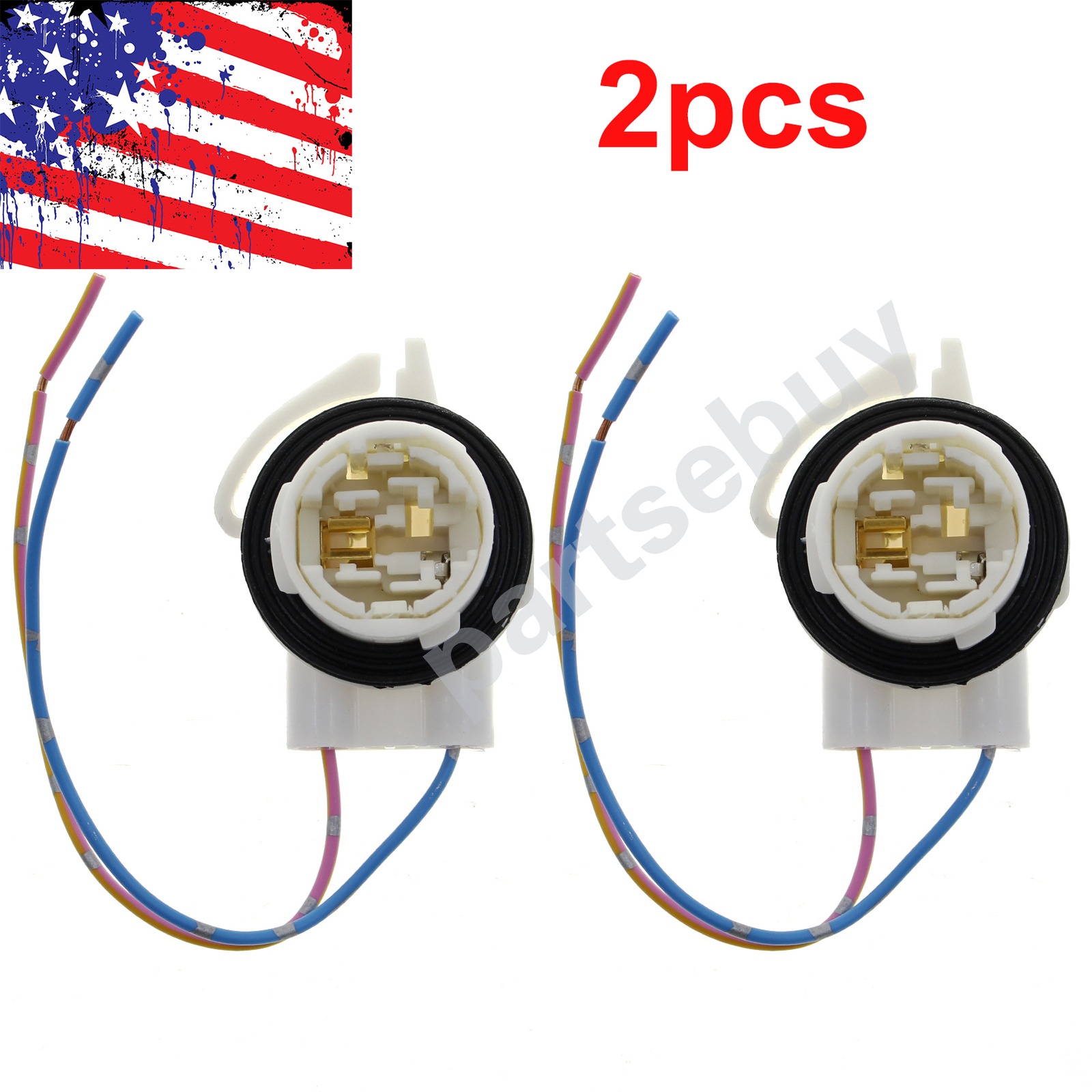 Harness Bulb Sockets For Chevrolet Silverado GMC Sierra Brake Turn ...