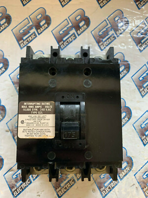 Square D Q2L3175, 175 Amp, 240 Volt, 3 Pole, 10K Circuit Breaker ...