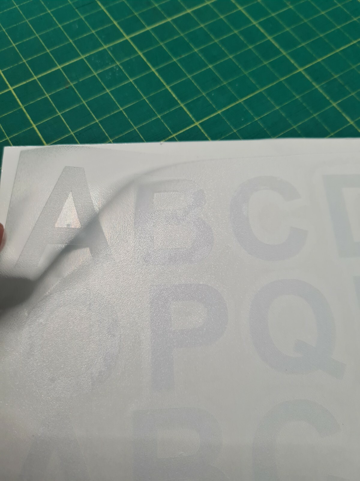 FROSTED LETTERS Vinyl Decal A to Z Stickers Alphabet Mug Craft Window ...