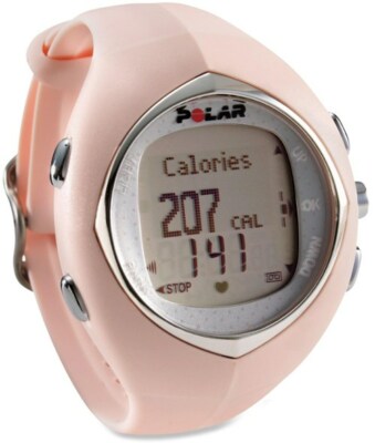 Ladies Fitness & Heart Rate Monitor Watch Data Diary & Transmitter Belt ...