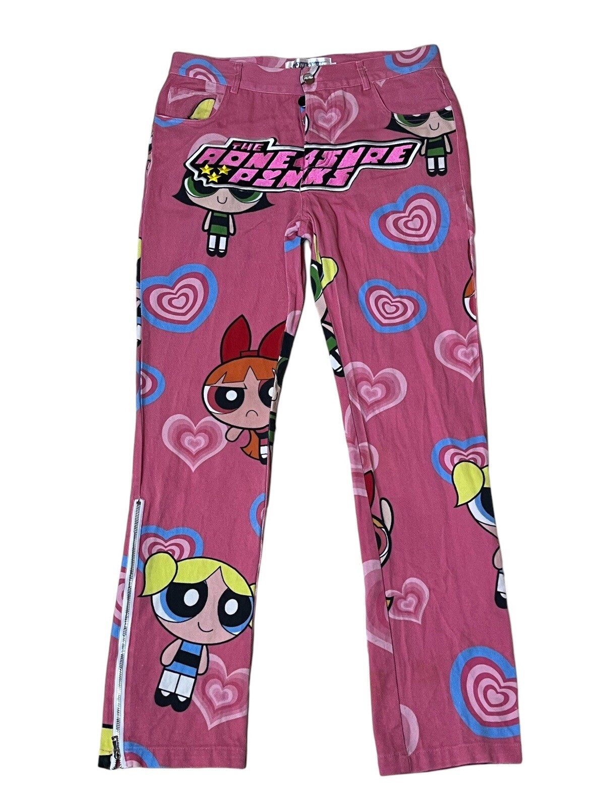 COOL🔥🔥AONE4SURE THE POWERPUFF GIRLS SLIM FIT JEANS/… - Gem