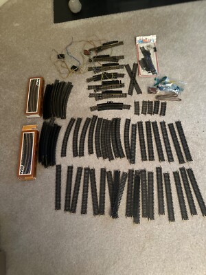 Tyco HO Gauge Train Track, (Straight, Curved over 68) & Switches(8) | eBay