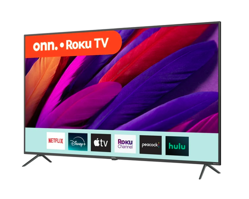 onn. 65” Roku Smart Television Class 4K UHD LED HDR 100012587 2160P | eBay