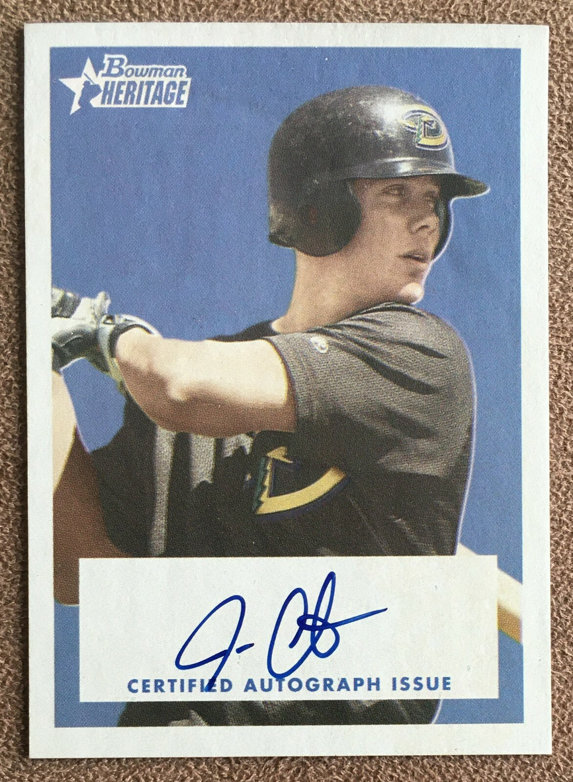 Jesus Cota 2006 Bowman Heritage Autograph Signs of Greatness #SGJC ...