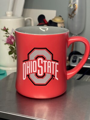 Ohio State Buckeyes Red Collegiate Boelter. Brands Coffee Cup Mug 14oz ...