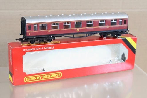 HORNBY R433 LMS MAROON STANIER 57" COMPOSITE CORRIDOR COACH 3934 oj | eBay
