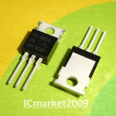10 PCS IRL3803 TO-220 L3803 IRL3803PBF N-Channel Power MOSFET ...