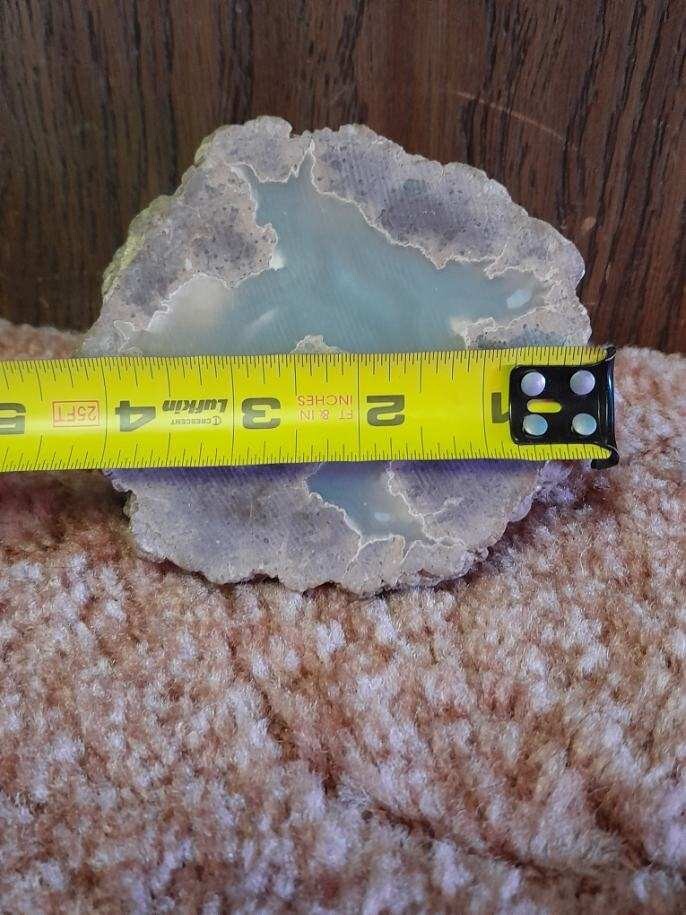 1.6 pound geode from the Vale OR, formation. one half. beautiful piece ...