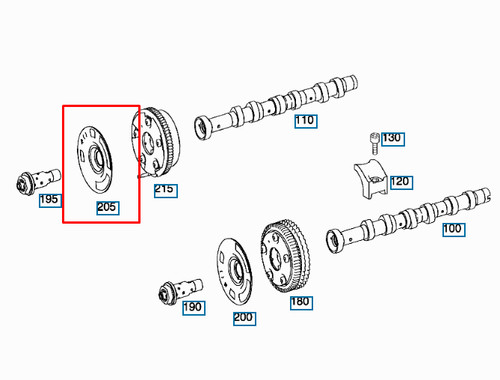 NEW MERCEDES BENZ C W204 EXHAUST RIGHT WHEEL IMPULSE A2720510839 OEM | eBay
