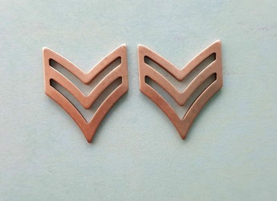 Rose Gold Ox Military Symbols (2) - RGSG5385 | eBay