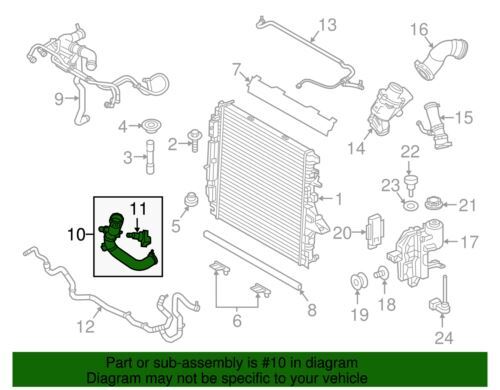 Genuine Land-Rover Lower Hose LR050855 | eBay