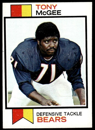 1973 TOPPS TONY MCGEE 5 RC CHICAGO BEARS #228 | eBay