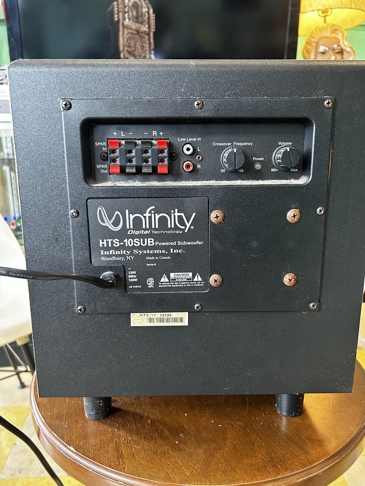 Infinity Subwoofer HTS-10SUB | eBay