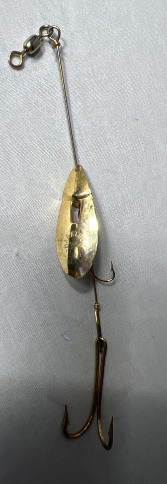 Vintage Marathon Gold Color Trolling Spinner Rigs + Unmarked Silver | eBay
