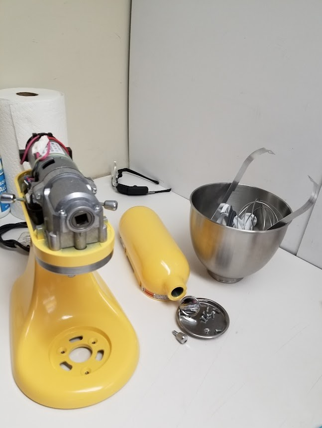 RARE KitchenAid 3.5 Quart Artisan MINI Stand Mixer BUTTERCUP Fully ...