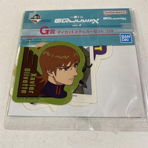 Mobile Suit Gundam GQuuuuuuX Ichibankuji G Prize Die Cut Sticker Set 1 ...