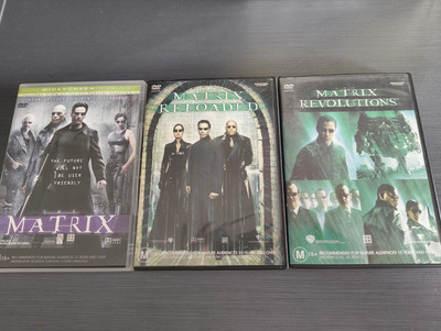 Matrix | Matrix Reloaded | Matrix Revolutions 3xDVD Set | eBay Australia