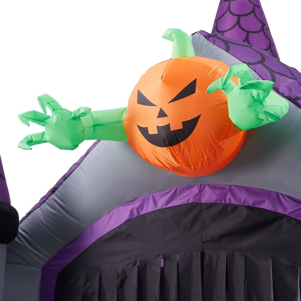 Halloween 11FT Castle Arch Inflatable Blow Up Party Decoration ...