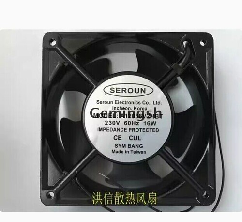 New SEROUN A12038V2HBT 230V 60HZ 16W 12CM, Cabinet Cooling Fan | eBay