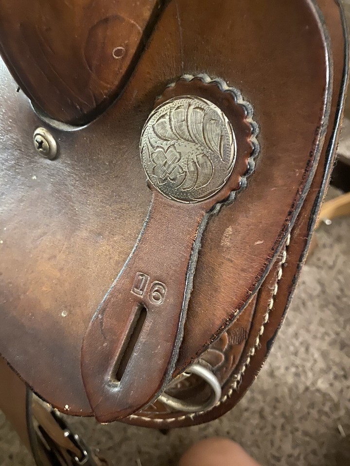 Western Saddle 16” 5” Gullet | eBay
