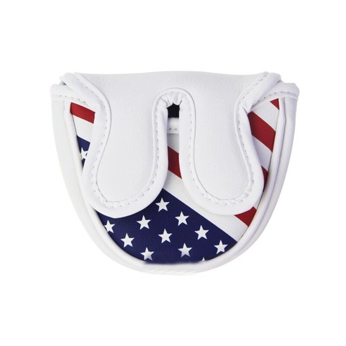 USA Flag Golf Mallet Putter Cover Headcover Center Shaft Golf Putter ...