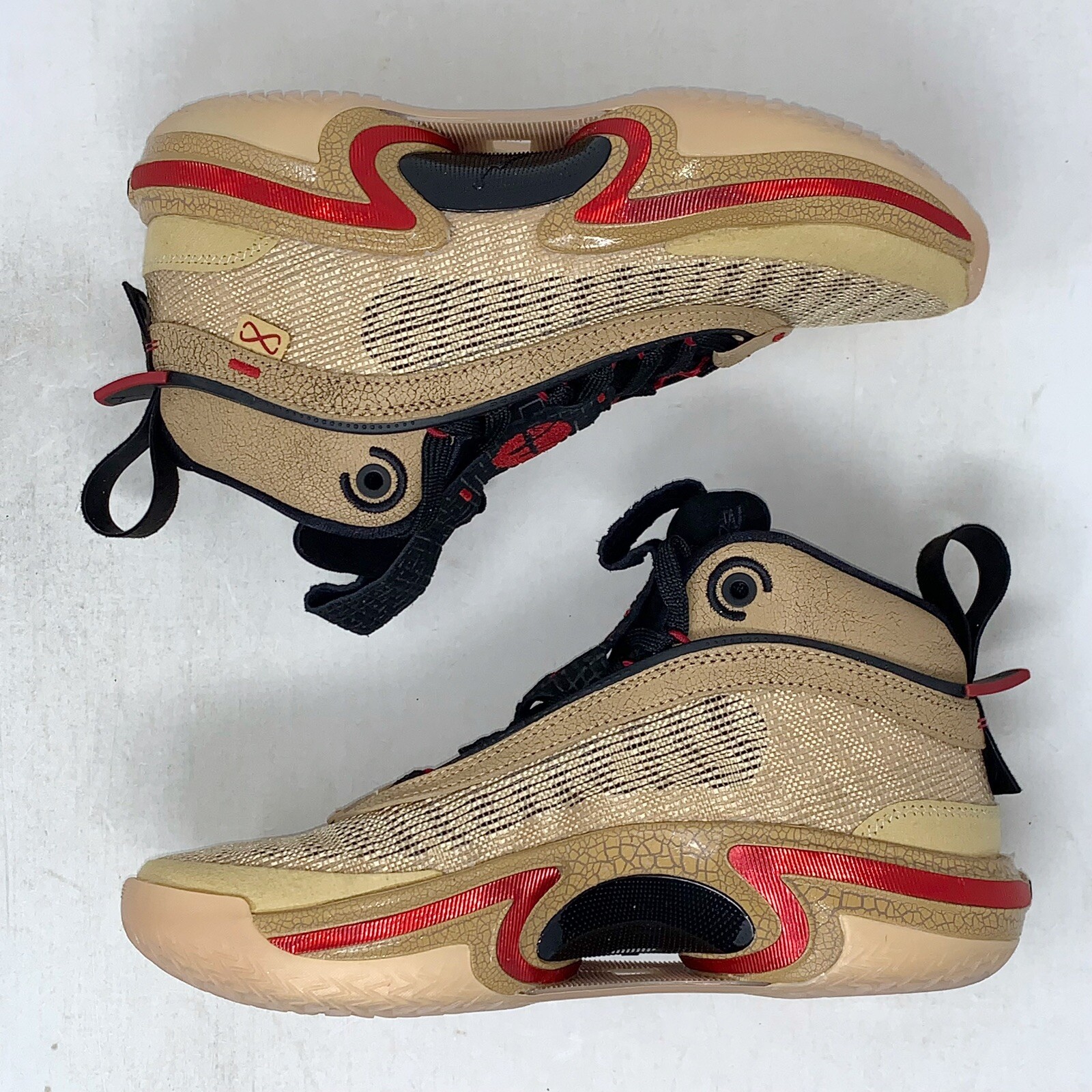 Air Jordan XXXVI 36 'Rui Hachimura Samurai' Gold Sneaker, Size 5.5 ...