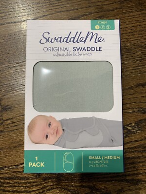 SwaddleMe Swaddle Me Original Swaddle Adjustable Baby Wrap Sm/Med 0-3M ...