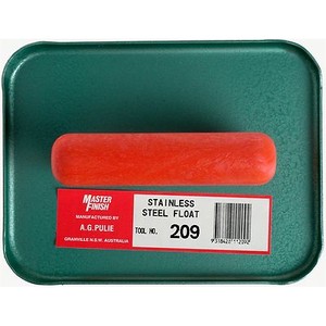 Masterfinish STAINLESS STEEL FLOAT 210mm Masonry Work & DIY Use ...