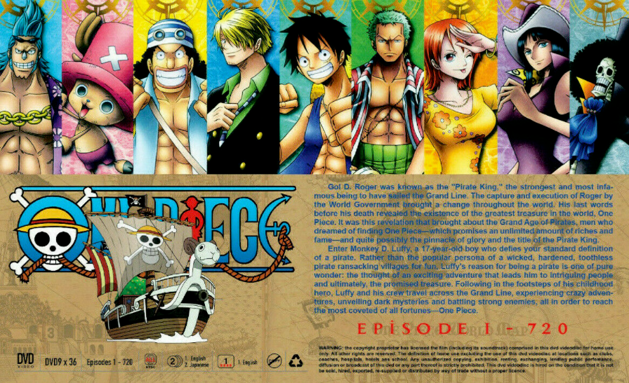 One Piece Complete Collection Boxset Episodes 1-720 [English Dubbed ...