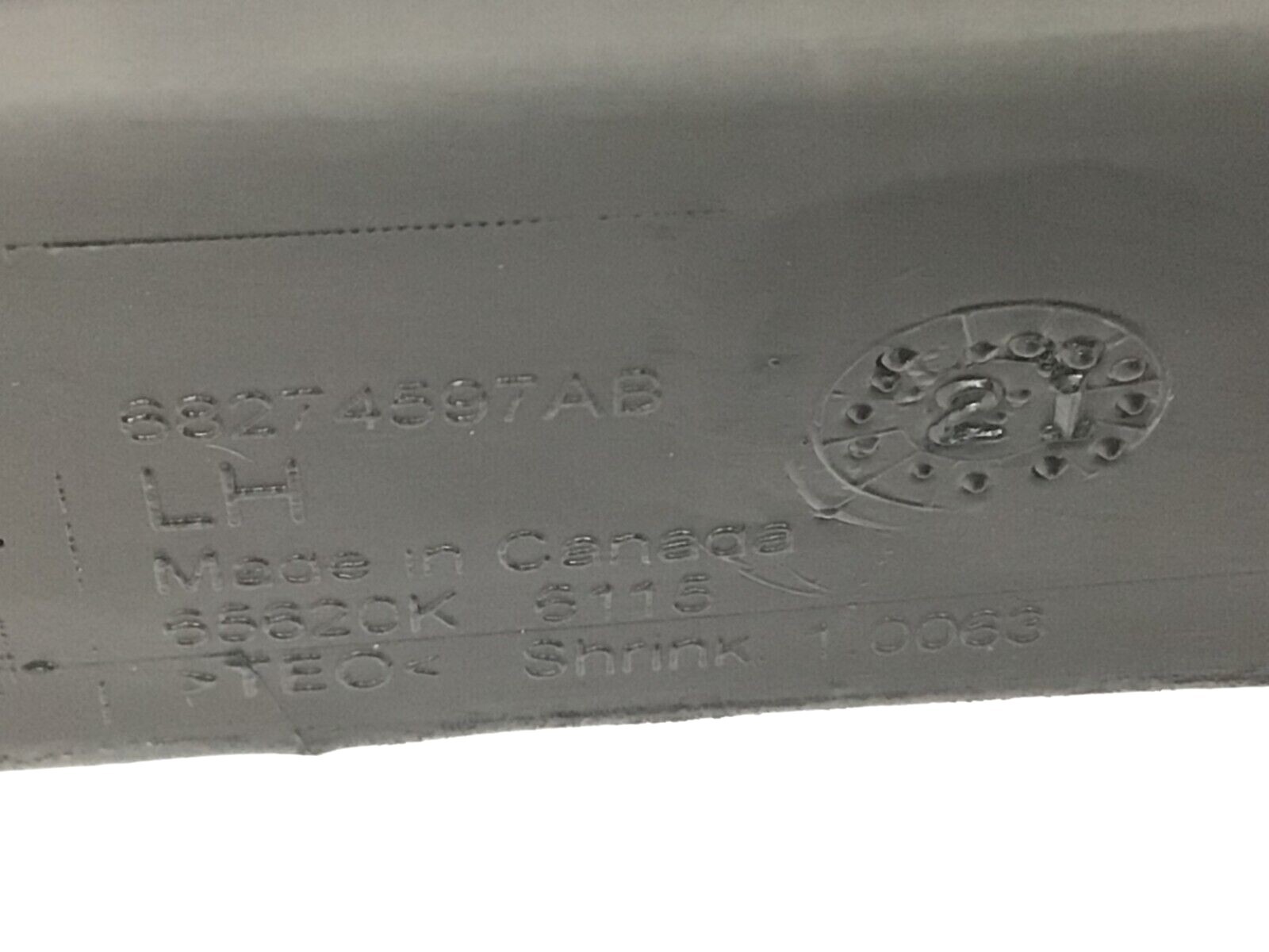 2019-2022 RAM 1500 front RH & LH Tow Hook Bezel Kit black new OEM ...