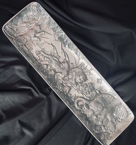 Arthur Court Cats with Kittens 19" x 5" Tray Platter 1991 Original ...