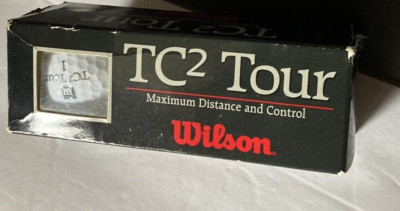 Wilson TC2 Tour White Golf Balls Maximum Distance And Control | eBay