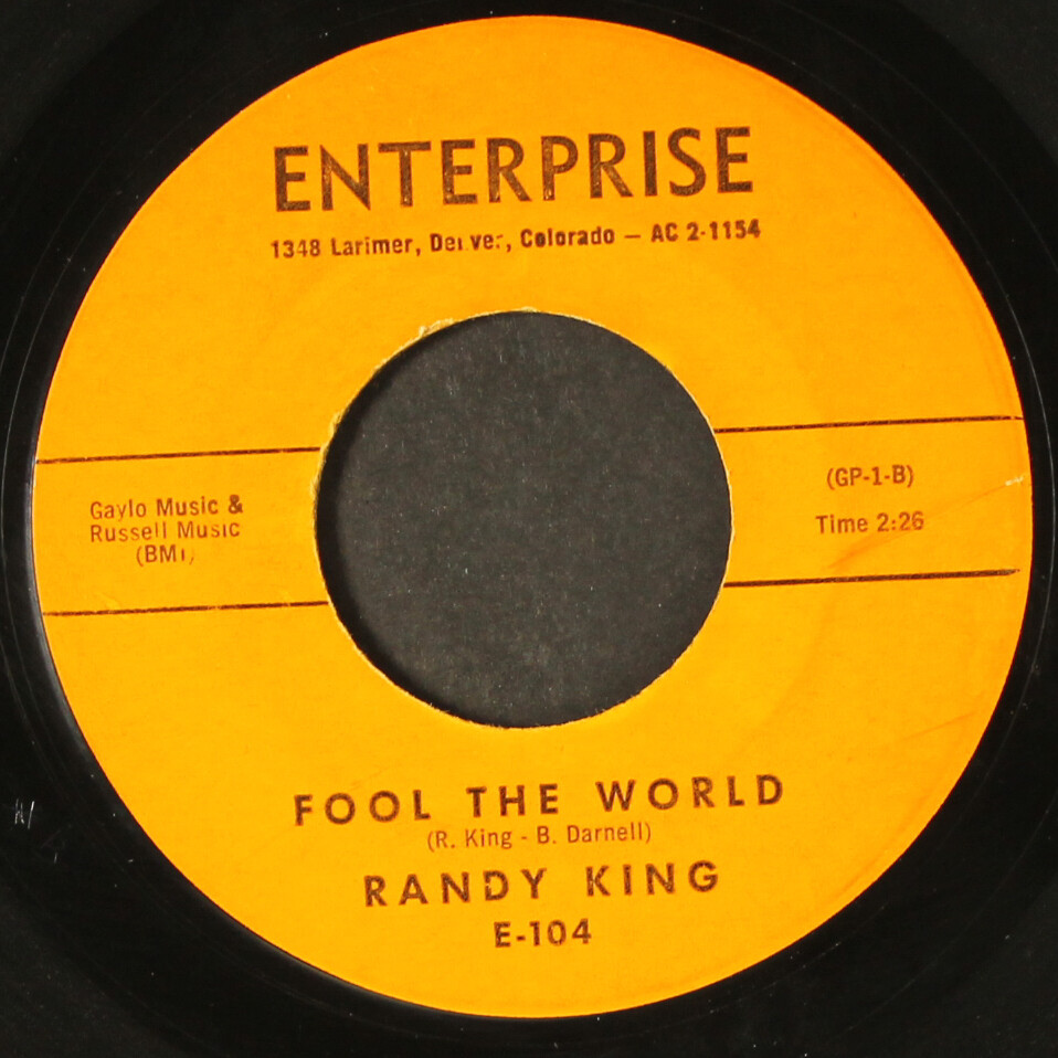 RANDY KING: hearts entwined ENTERPRISE 7" Single 45 RPM | eBay