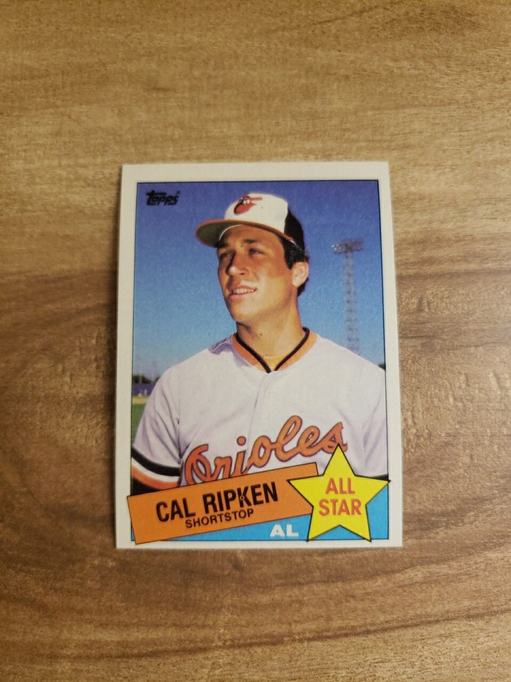 1985 Topps AL All Star. #704 Cal Ripken. Super Rare Error. See Pic's ...