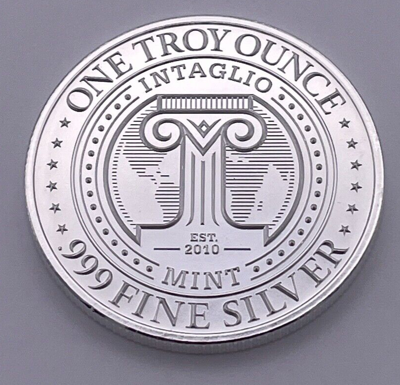 Bigfoot 1 oz .999 Fine Silver Round Sasquatch Intaglio American ...