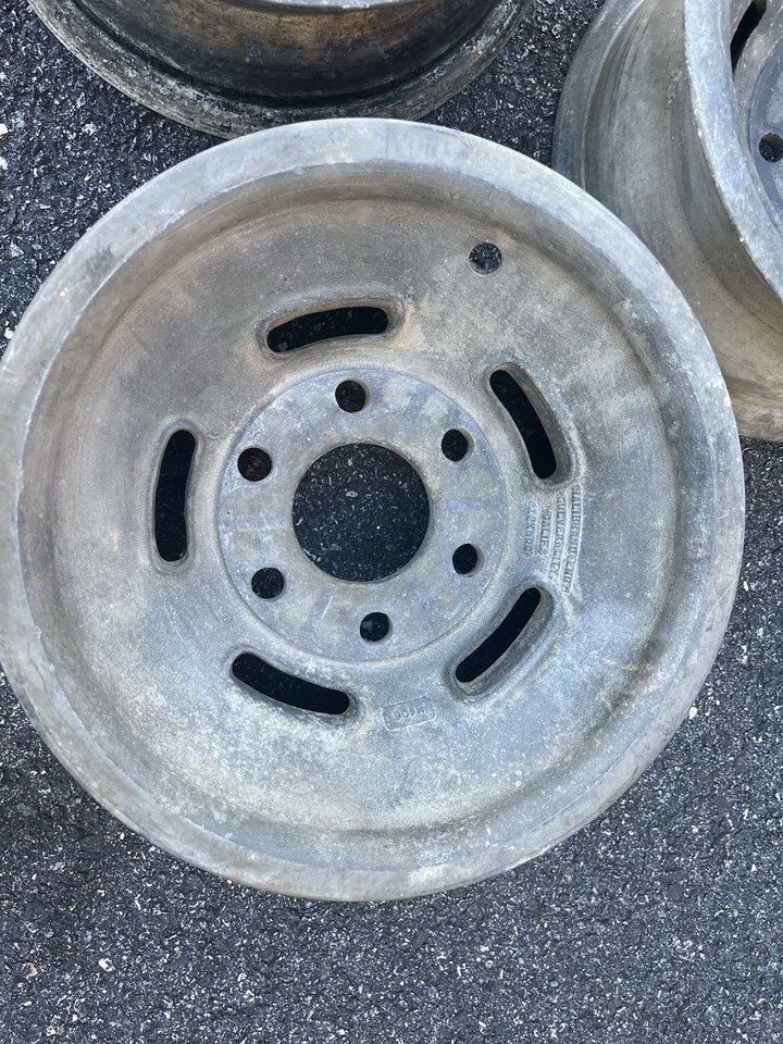 3 Vintage Halibrand 12 Inch Magnesium Midget Kidney Bean wheels 5 And 5 ...