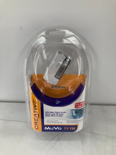 Creative MuVo TX FM Radio USB 2.0 Digital Audio Player 256mb For ...