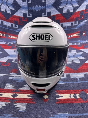 Shoei Neotec 2 White Modular Motorcycle Riding Helmet Size Medium ...