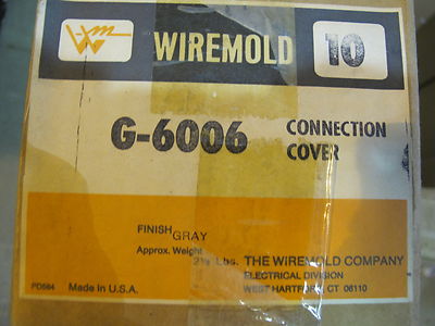Wiremold G-6006, (1) BOX OF (10) Grey, Connector Cover- NEW-B | eBay