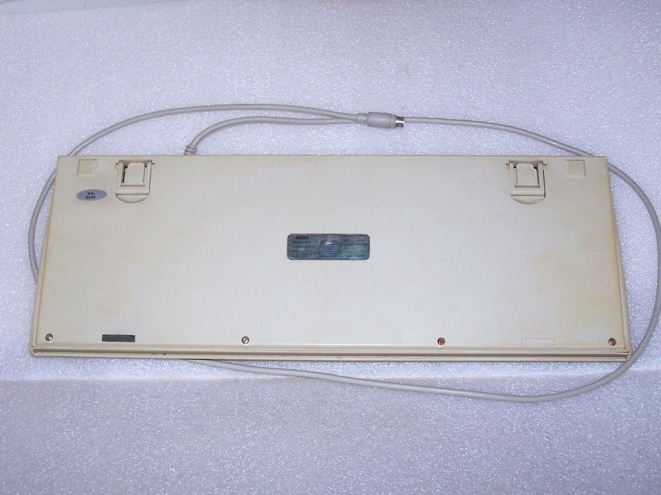 Vintage Adesso 305 Extended Apple Mac ADB Keyboard Green Alps Clone ...